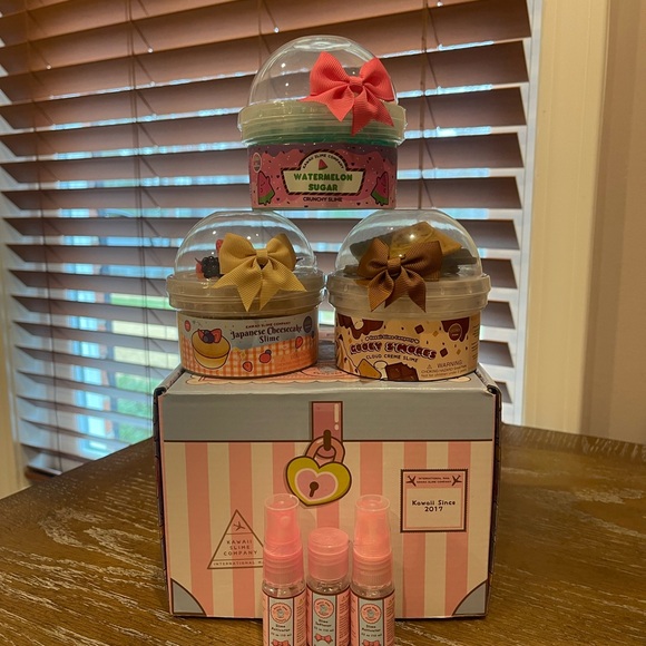 Toys | Kawaii Slime Company Watermelon Smores Japanese Cheesecake Slime ...